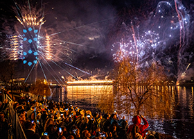 Dejan Petrović, Sara Jo i Frajle zvezde dočeka 2024. godine na Sava Promenadi